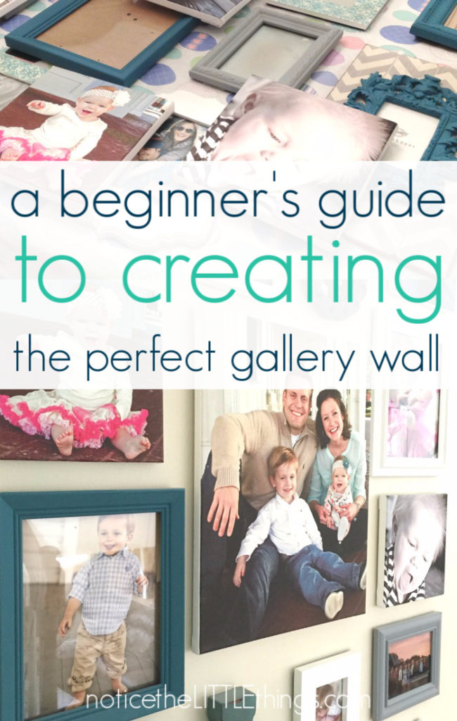 how to create a gallery wall • notice the LITTLE things
