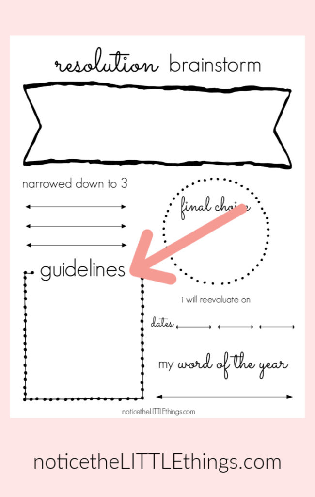 make a resolution you can keep • notice the LITTLE things