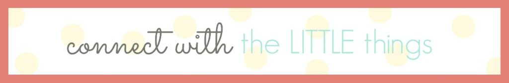 notice the LITTLE things • celebrating the happy in every kind of day