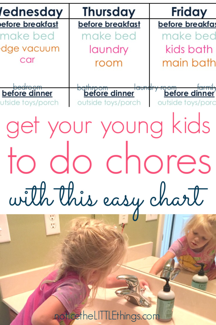 a super simple kid's job chart that works • notice the LITTLE things