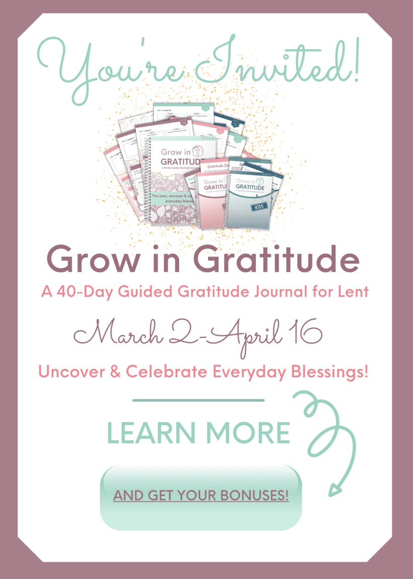 40 days of gratitude • notice the LITTLE things